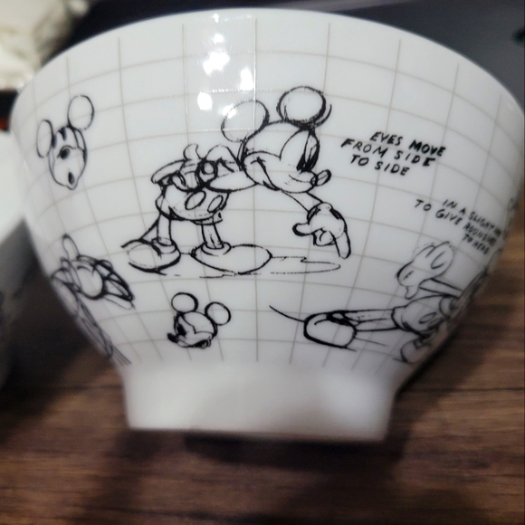 Disney | Dining | Disney Mickey Mouse Soup Bowls Ceramic X 2 New Super ...